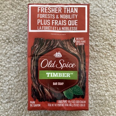 Old Spice Timber Scent 6 5oz Bar Soap Discontinued! | eBay