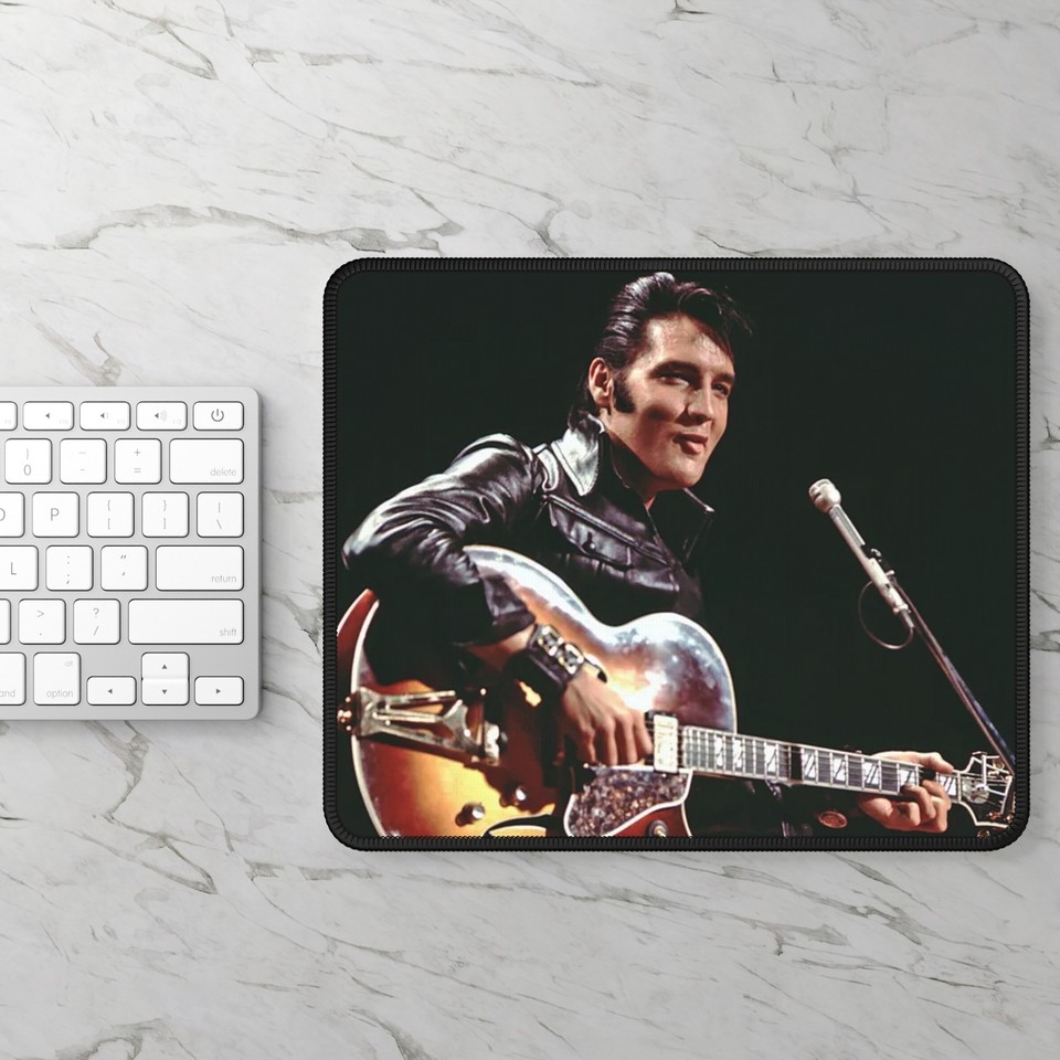 Elvis Presley Gaming Mouse Pad, Rock n Roll Desk Mat, Music Lover Gift ...