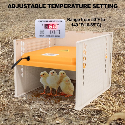 Brooder Box for Chick Starter Kit, Pop-Up Baby Chicken Brooder Pen ...