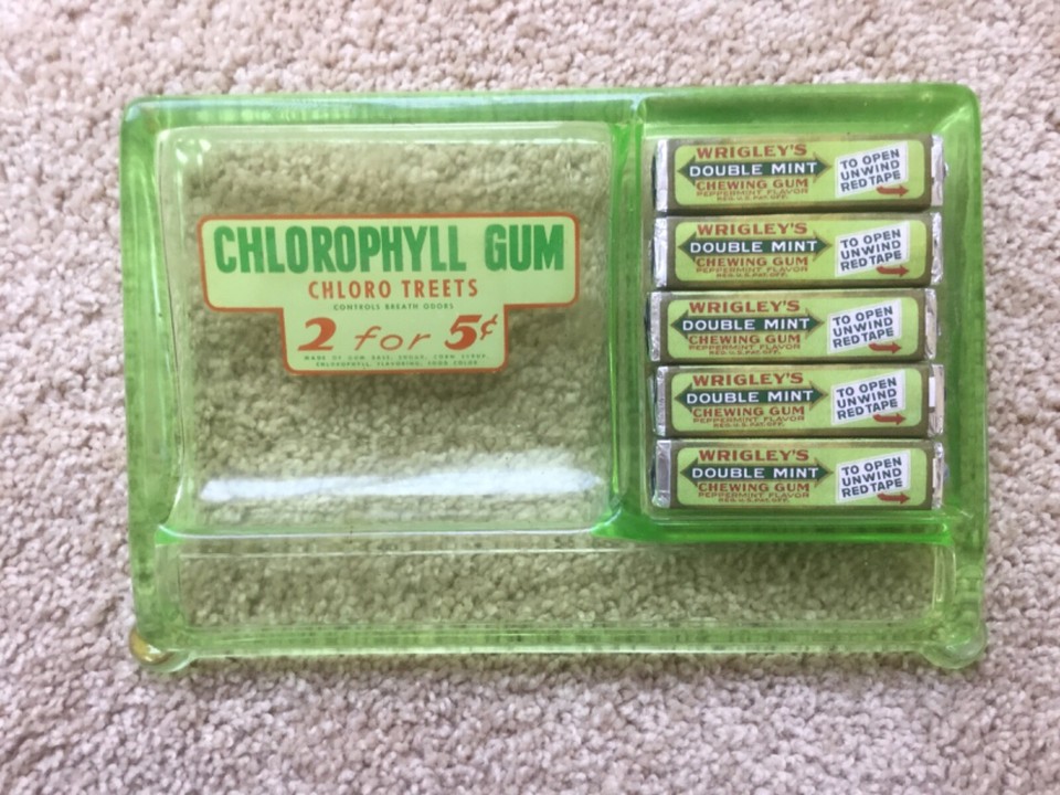 RARE Vintage “Chlorophyll Gum” Change Tray | eBay