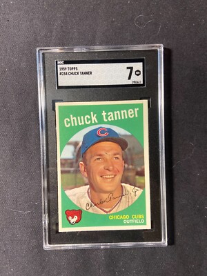 1959 Topps graded 7 #234 Chuck Tanner | eBay