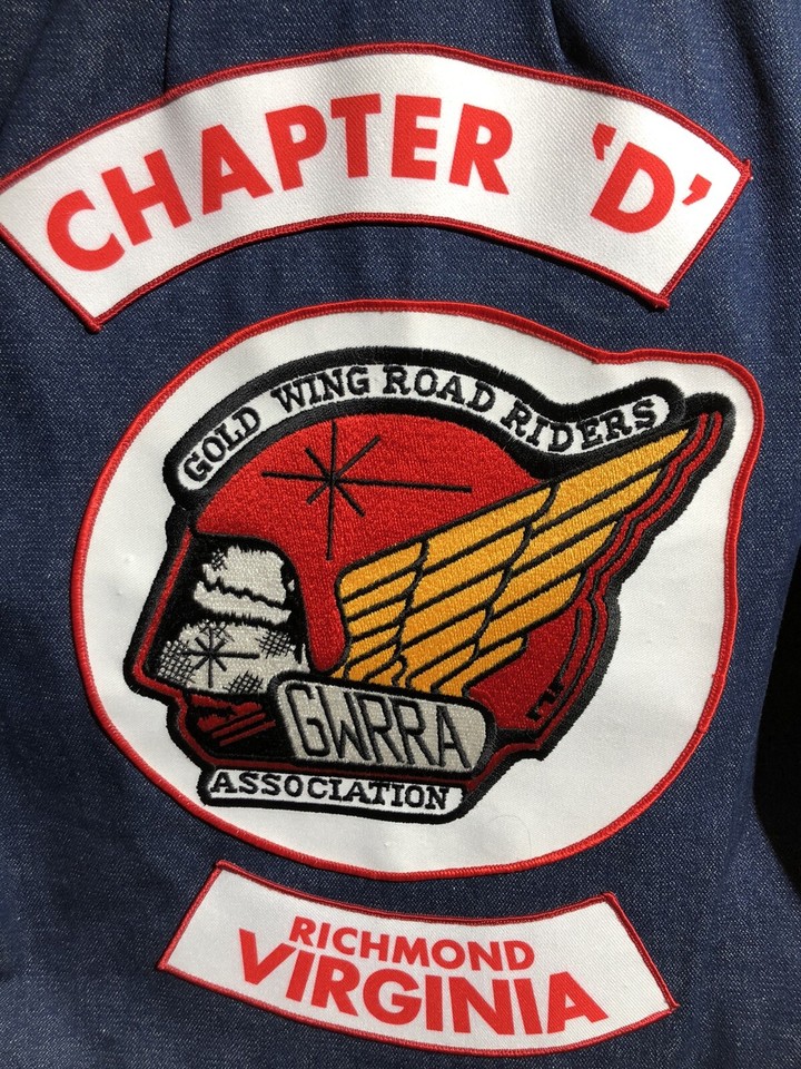 Gold Wing Road Riders Association Vest Denim GWRRA Women’s Size Large ...