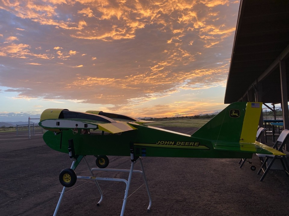 John Deere Tractor Co. Custom Giant Scale Twin RC Plane Super Flying ...