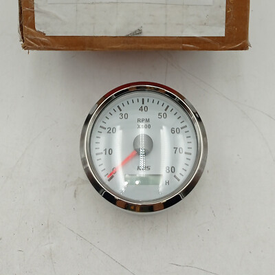 8000RPM KUS Marine Tachometer Gauge Boat RPM Tachometer With LED ...