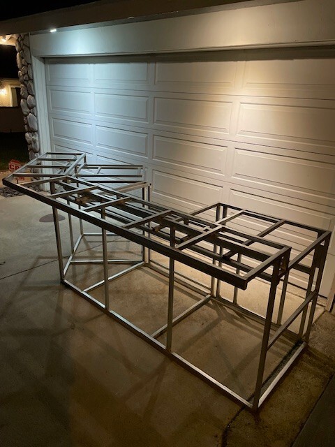 Custom DIY BBQ Island frame kit - any style | eBay