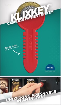 Vending Machine Cashless Key KLIX | eBay UK
