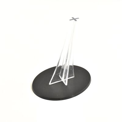 WARHAMMER 40K 120mm x 92mm Base oval with large flying stand stormraven ...