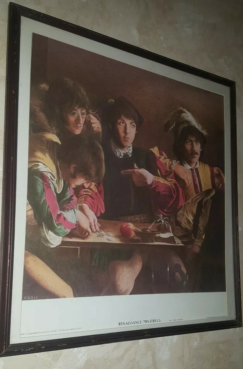 The Beatles vintage poster Renaissance Minstrels 1969 by:Fabio Traverso ...