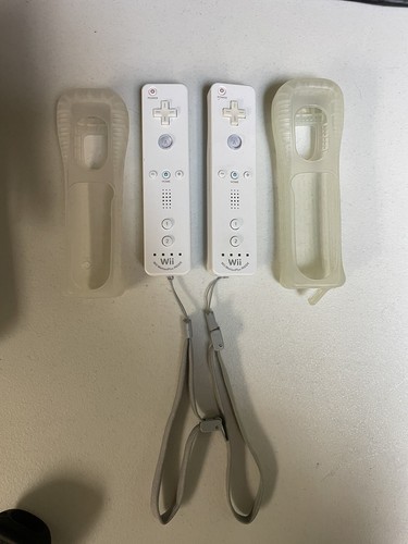 Lot (2) OEM Nintendo Wii Motion Plus Controller White Remote RVL-036 ...