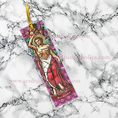 Saint St Sebastian, patron of soldiers and athletes CLEAR See-Through ...