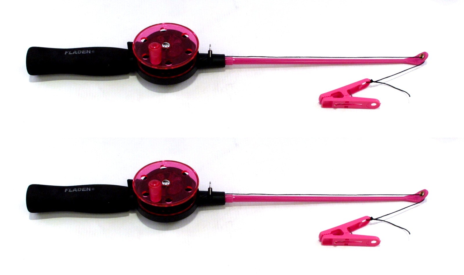 Childs Childrens Crab Rod & Line in Pink or Green - Peg NO HOOKS Sea ...