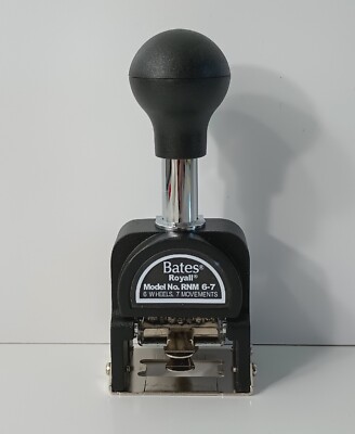 Numbering Machines - Bates Numberer Machine