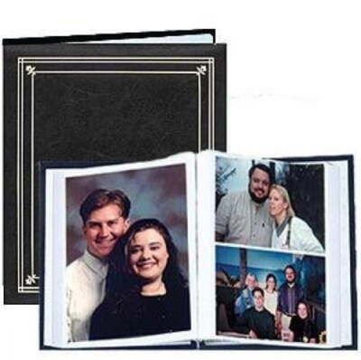 Photo Albums Post Bound Black Pocket Album for 5x7 and 8x10 Prints | eBay