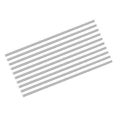 20Pcs 304 Stainless Steel Rods, 1mm x 102mm Metal Solid Shaft Round Rod ...