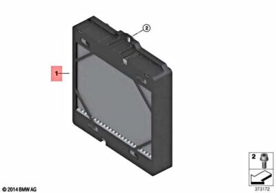 Genuine BMW F80 F82 F83 M3 M4 Auxiliary Coolant Radiator RIGHT OEM ...