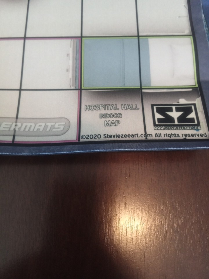 Heroclix Gamermats WKO Roc 2020 Hospital Hall indoor map | eBay
