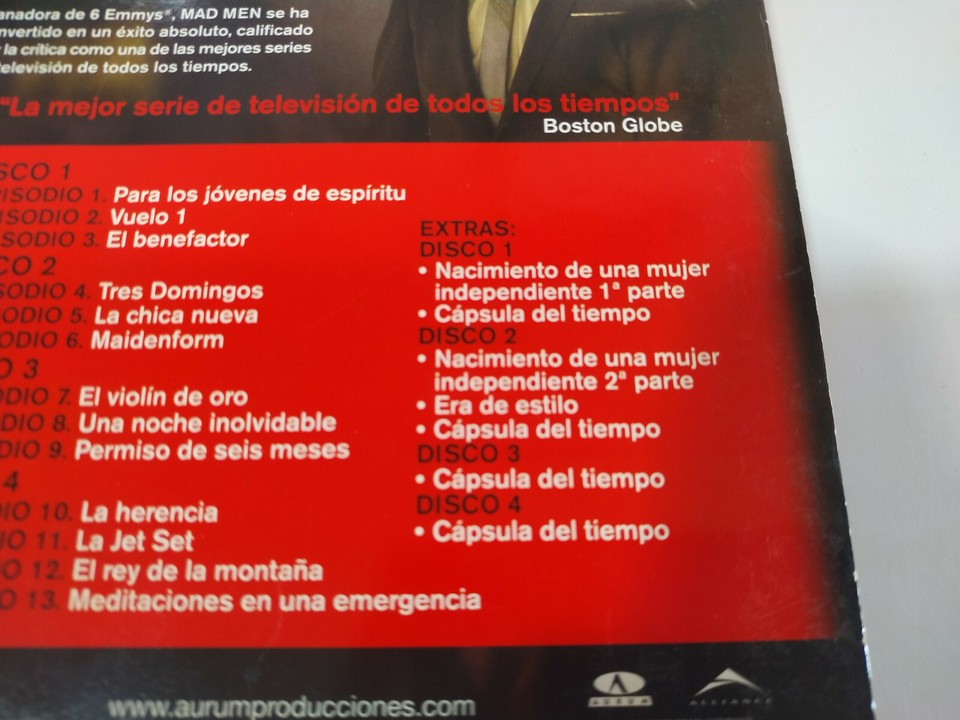 Mad Men Season 2 Complete - 4 X DVD Spanish English - 3T | eBay