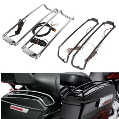 Hard Saddlebag Lid Rails Fit For Harley Touring Road Glide 94-2013 ...
