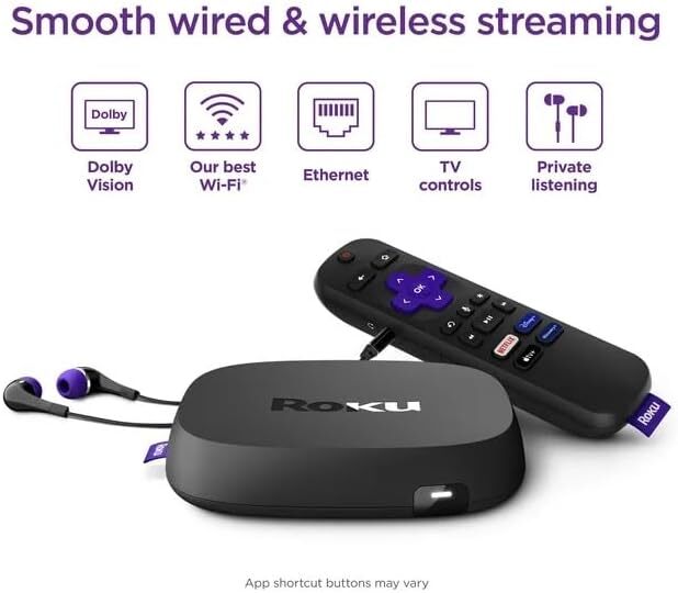 Roku Ultra LT 2021 HD Digital Streaming Device - Black for sale online ...