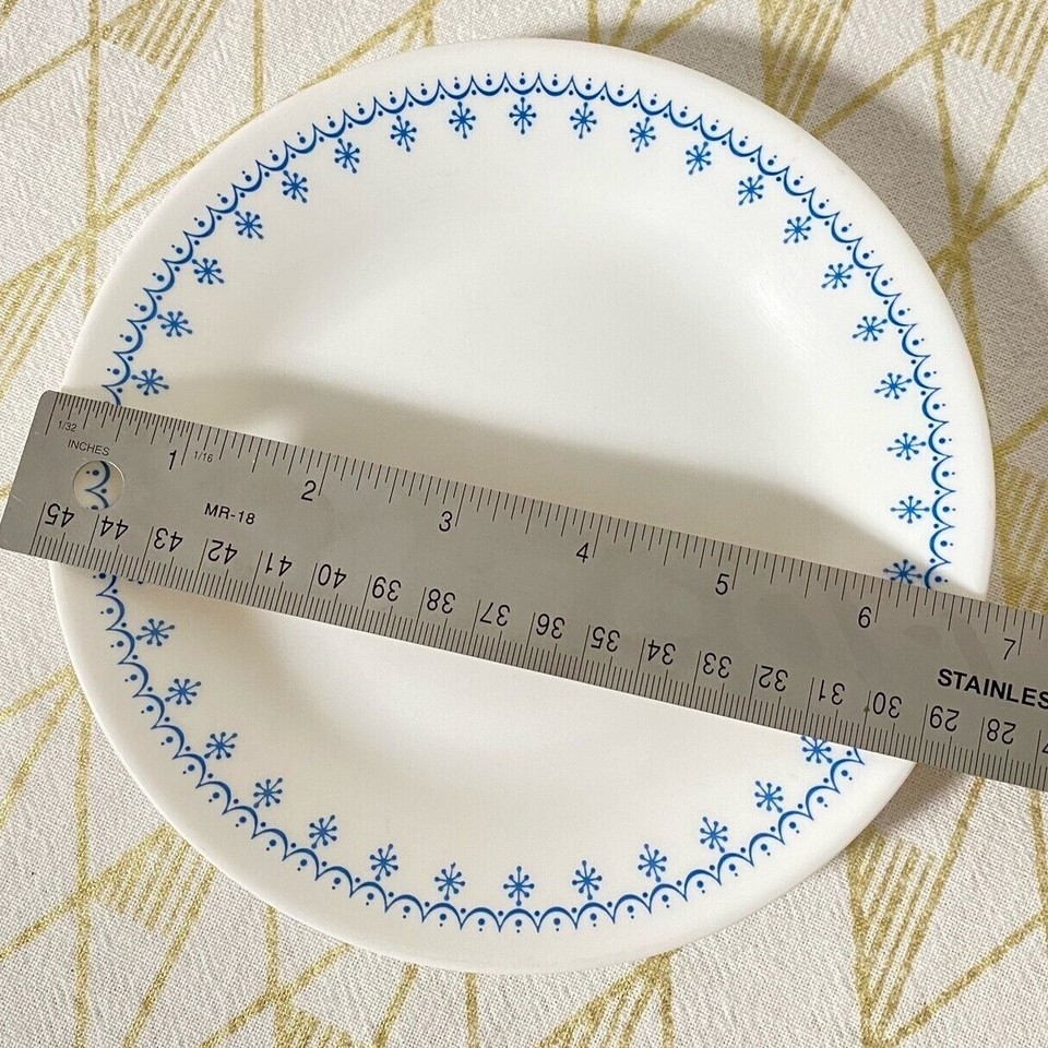 Vintage Corelle Snowflake Blue Dinnerware - by the piece | eBay