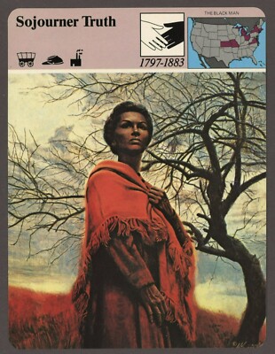 Sojourner Truth Story of America African American History Card | eBay