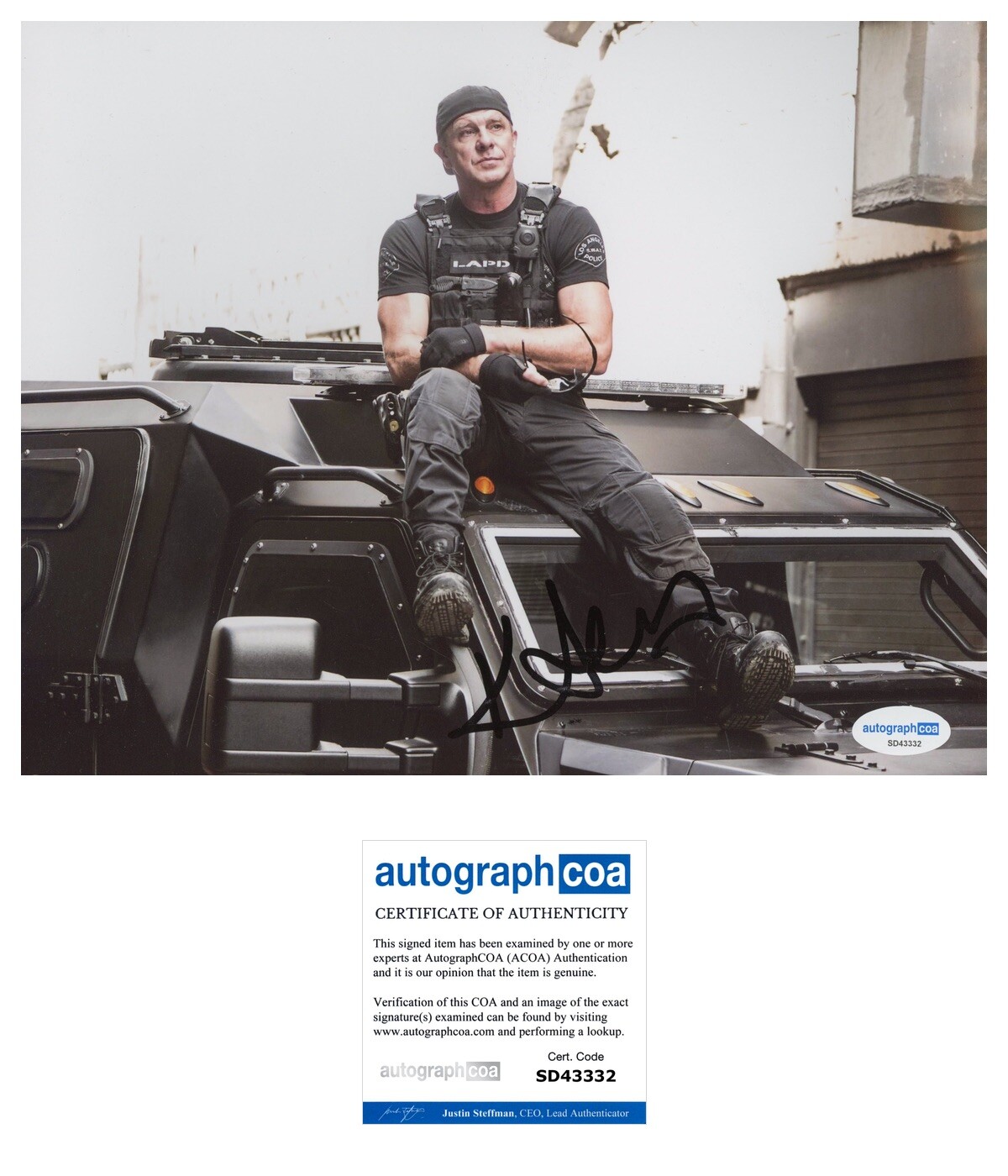 KENNY JOHNSON SIGNED S.W.A.T. THE SHIELD ACTOR 8x10 PHOTO - ACOA COA | eBay