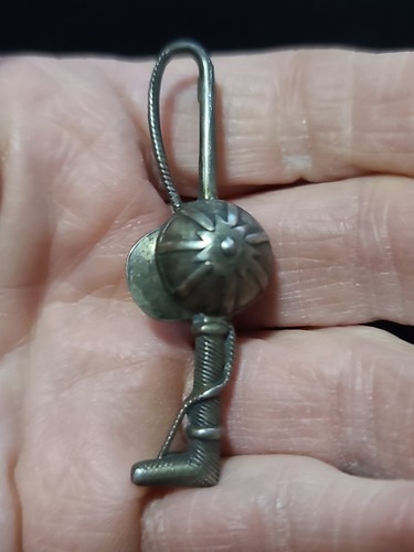 STERLING SILVER JOKEY PIN Crop Cap & Whip Equestrian 22.5 g (OK) | eBay