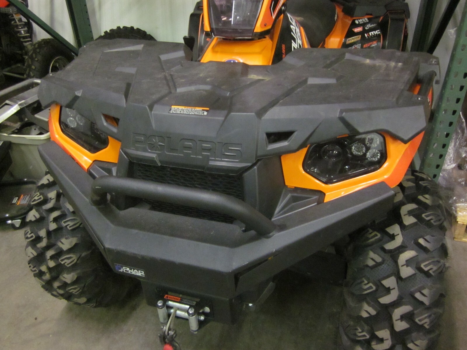 Polaris Scrambler RZR Sportsman Ranger Black LED Headlights w/ Adapter ...