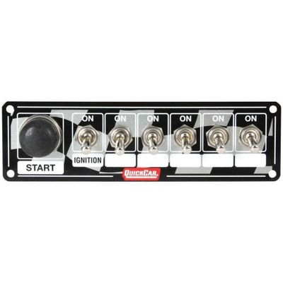 Quickcar Racing Products 50-165 Dash Mount Switch Panel 6-7/8 in x 2 in ...