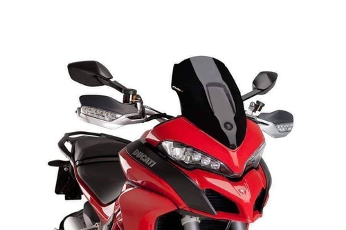 Puig Racing Screen Windshield Black (Opaque) Ducati Multistrada V2S ...
