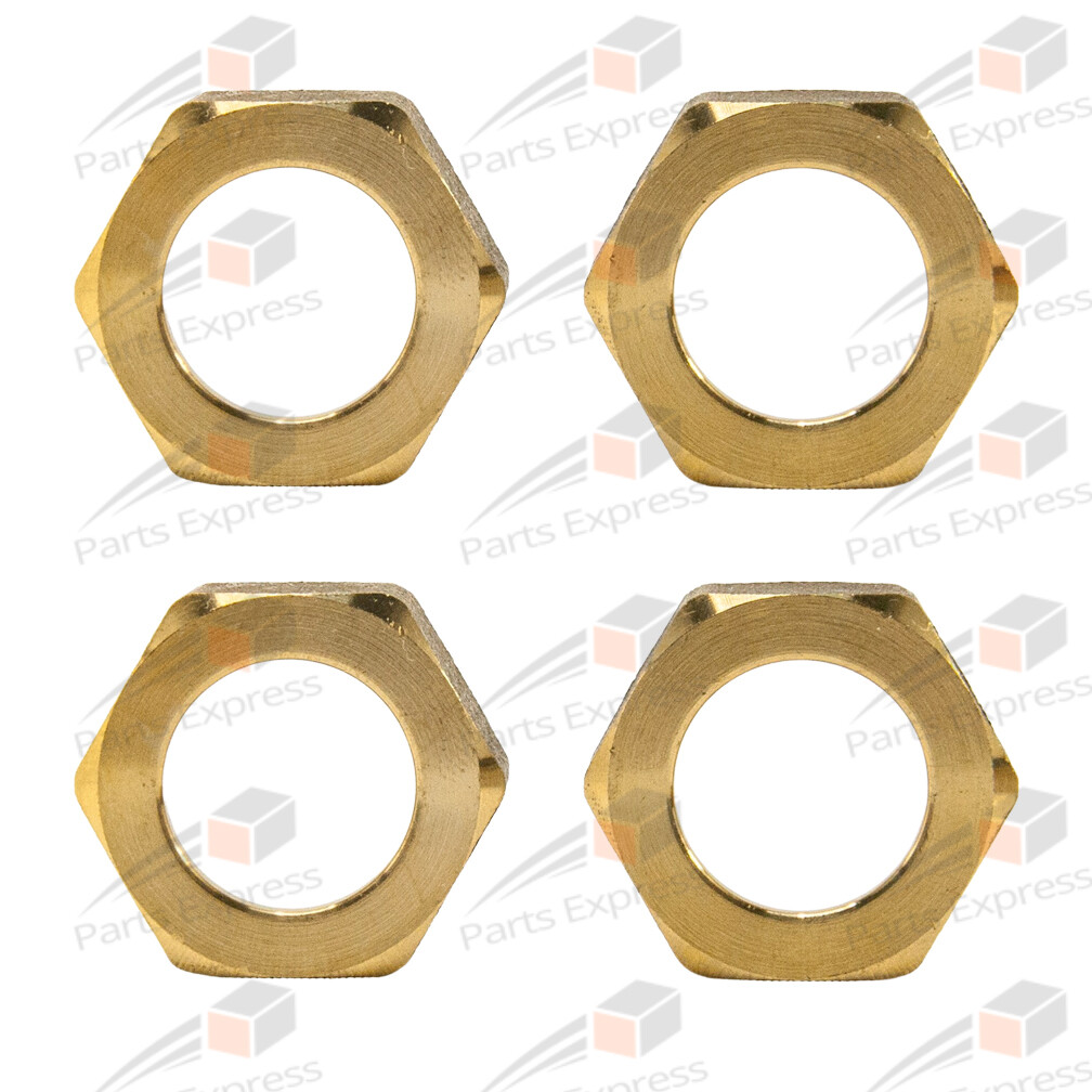 BRASS GAUGE GLASS NUT FOR 1/2" NPT WATER GAUGE VALVE & 5/8" OD SIGHT ...