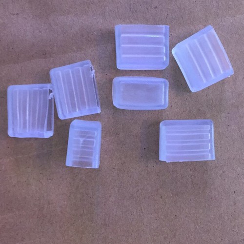 100x Silicone End Cap Cover for AC 110V 5050 Outdoor Waterproof LED ...