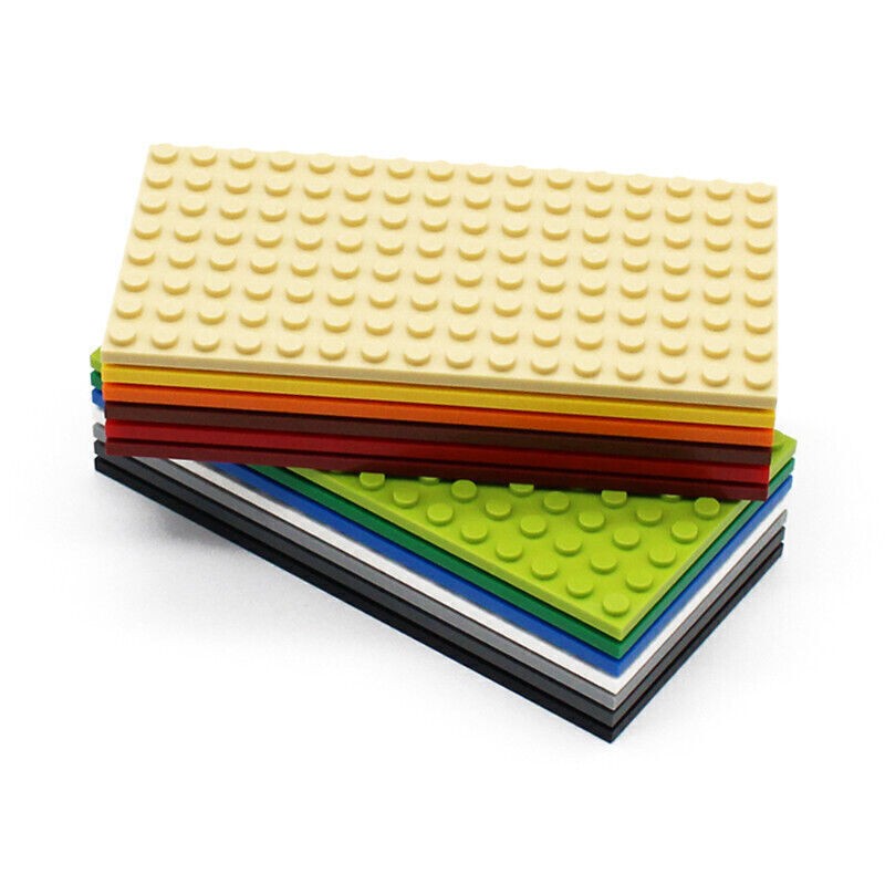 8x16 Plate Lot Base Plate 8X16 Black BasePlate Compatible With Lego ...