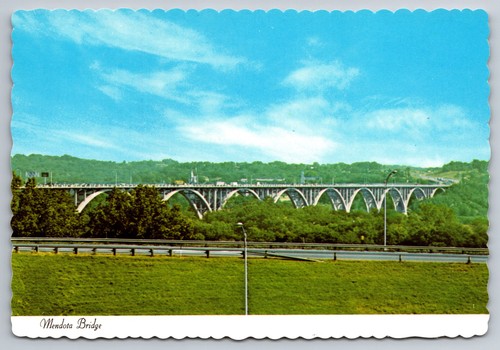 Vintage Postcard- Mendota Bridge near Fort Snelling and Minneapolis ...