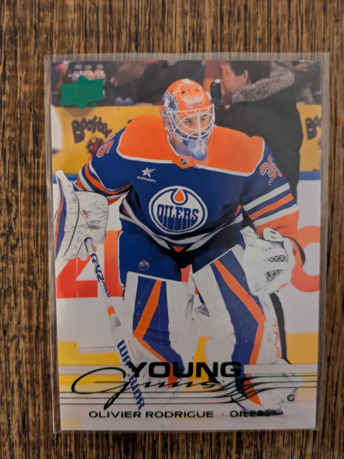 2025-26 Upper Deck Series 1 Oliver Rodrigue Young Guns #203 Holiday SP ...