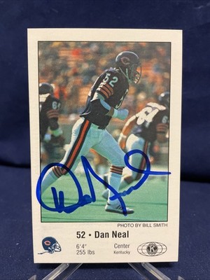 Dan Neal -Kentucky - Chicago Bears Autographed Police Card | eBay
