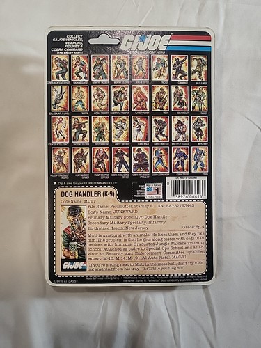 Vintage 1983 1985 GI Joe DOG HANDLER Sealed | eBay