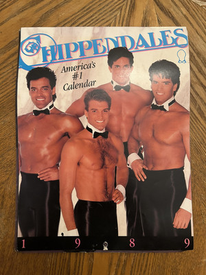 Chippendales *Vintage* 1989 Calendar 2 Loose Pages | eBay