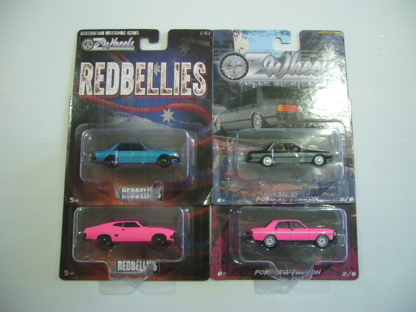 OZ Wheels Ford FSD + Redbellies Lot of 4 - XD Falcon Sedan,XW Falcon,XB ...