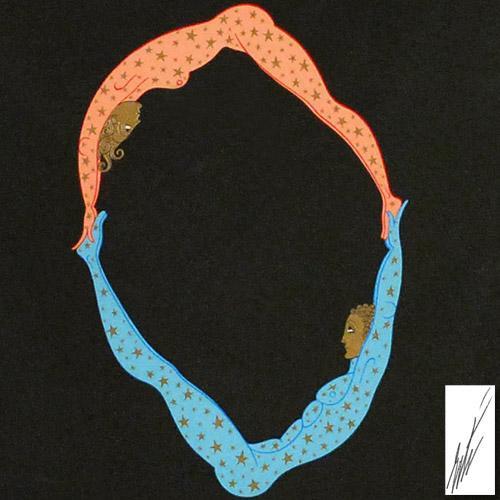 "Letter O" Hand Signed Original Serigraph by ERTE Numbered Alphabet ...