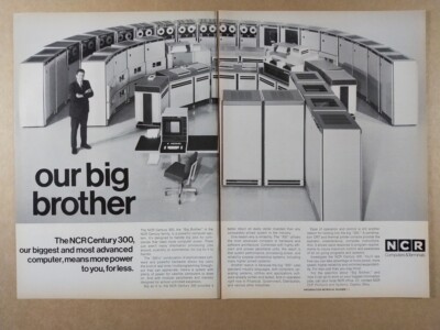 1972 NCR Century 300 Computer System vintage print Ad | eBay