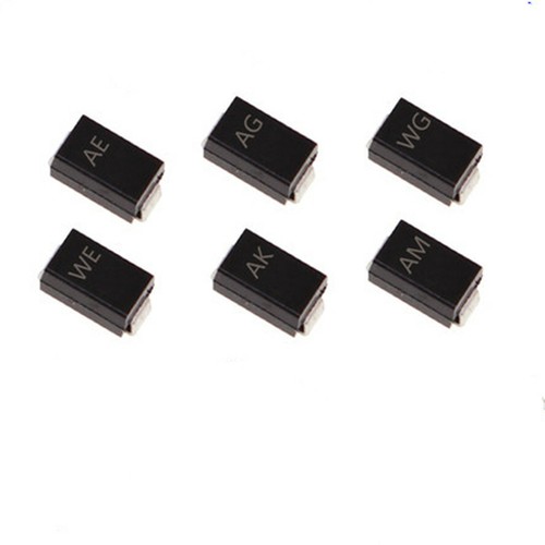 50PCS SMAJ5.0A ~ SMAJ400A SMAJ5.0CA ~ SMAJ400CA SMA DO-214AC TVS Diodes ...