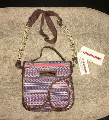 NWT Union Bay Handbag Multiple Compartments Organizer Crossbody Purse ...