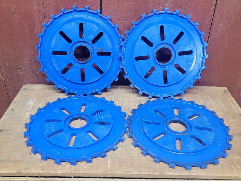 SET Of 4 IH PLASTIC LUSTRAN INTERNATIONAL PLANTER PLATES C8-24 BLUE | eBay