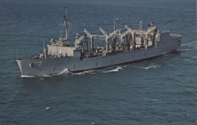 USS Wabash AOR 5 US Navy Ship Postcard | eBay