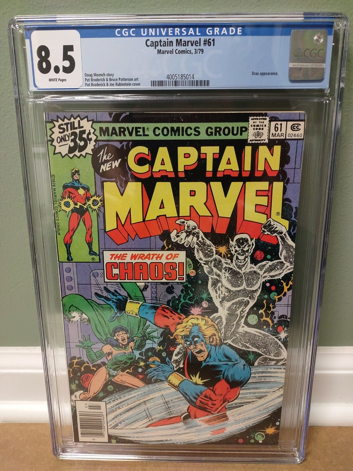 Captain Marvel #61 CGC 8.5 "Marvel Comics" 1979 "1st Appearance of ...