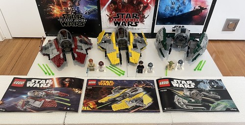 LEGO Star Wars Jedi Interceptors 75135, 75038 & Starfighter 75168 -100% ...