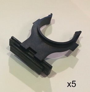 Large Kitchen Unit Cabinet Kick Board Plinth Leg Clips 34mm Grooved ...