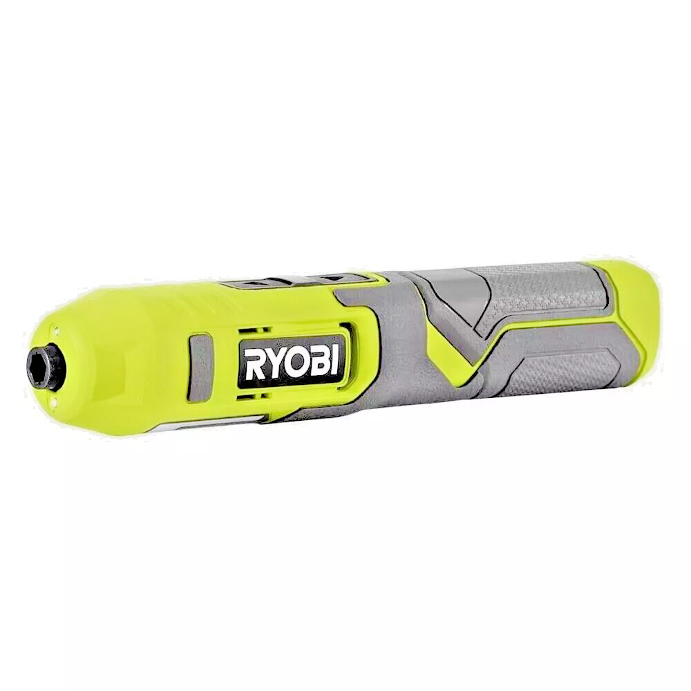 RYOBI 4-Volt Cordless 1/4 in. USB Charging 45% compact Screwdriver ...