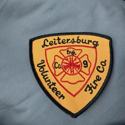 Leitersburg MD Maryland 4" Volunteer Fire Co. Engine 9 Patch | eBay